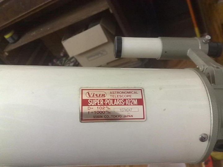 VENDO: Vixen 102 M, montatura Super Polaris e treppiede HAL 130 | Astrosell