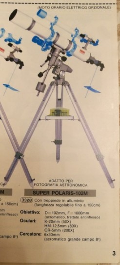 VENDO: Telescopio Rifrattore Acromatico Vixen Super.Polaris 102M | Astrosell