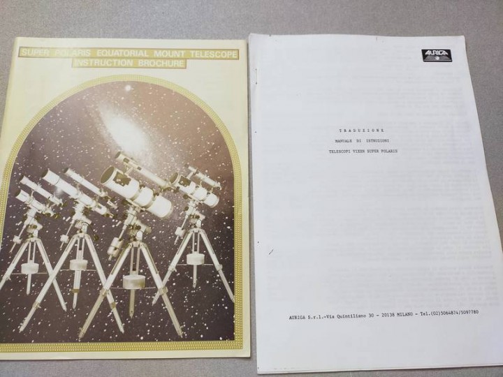 VENDO: Telescopio Rifrattore Vixen Super Polaris 102M | Astrosell