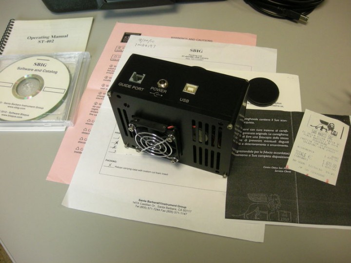 VENDO: Ribasso : CCD SBIG ST 402 ME | Astrosell