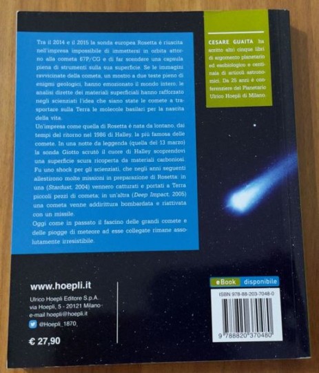 VENDO: Libro di Cesare Guaita l'esplorazione delle COMETE da Halley a ...