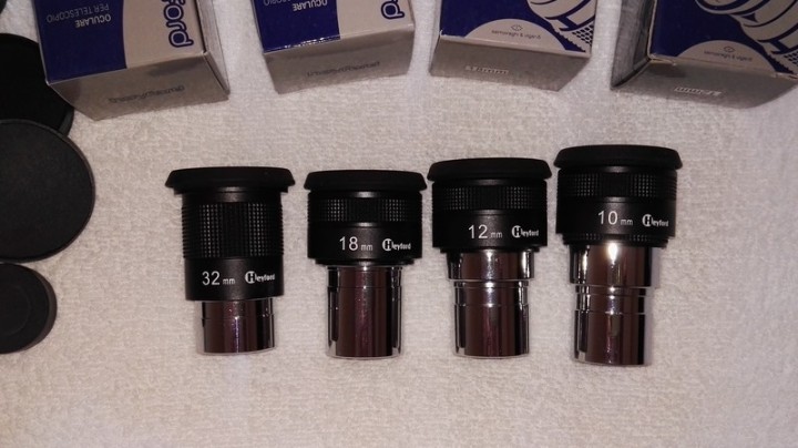 VENDO: Oculari heyford sw 32-18-12-10mm , tmb 4mm | Astrosell