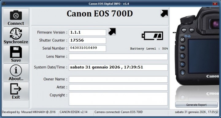 VENDO: Canon EOS 700D Full Spectrum | Astrosell